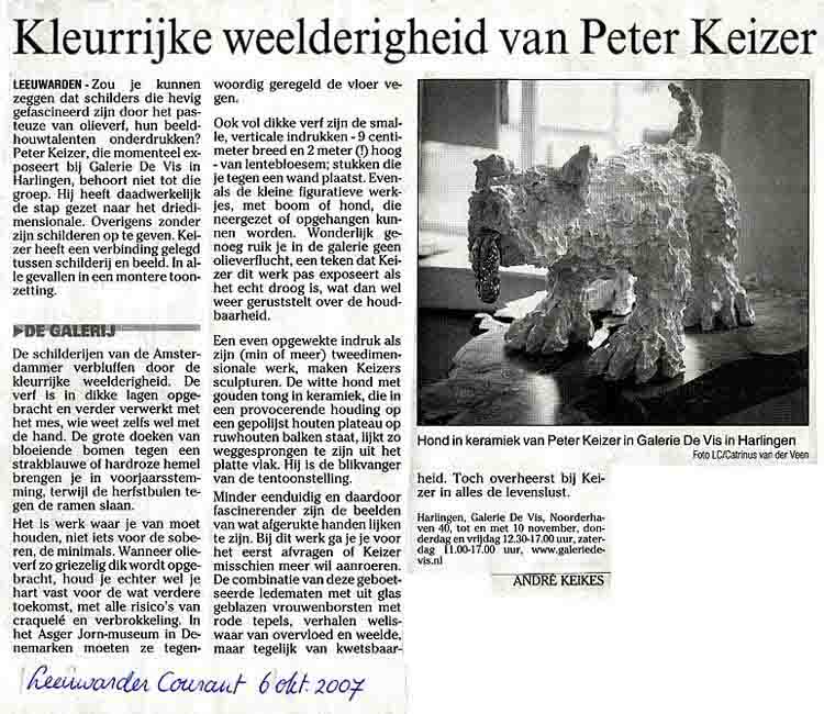 Peter Keizer Artist Official Website - Publications